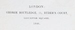 Dating Books published by George Routledge – Book Collecting World