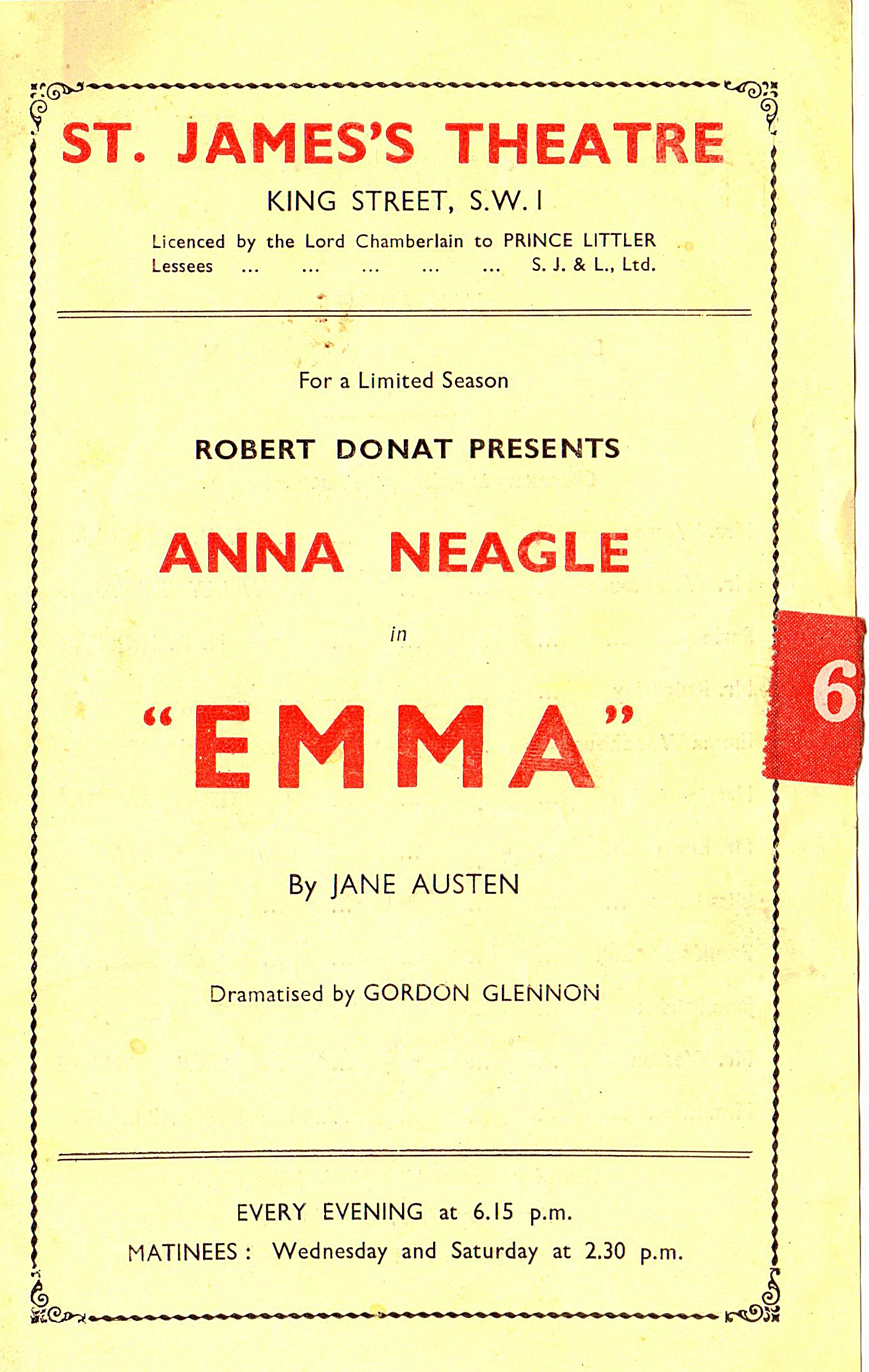 Emma takes to the West End stage – Book Collecting World