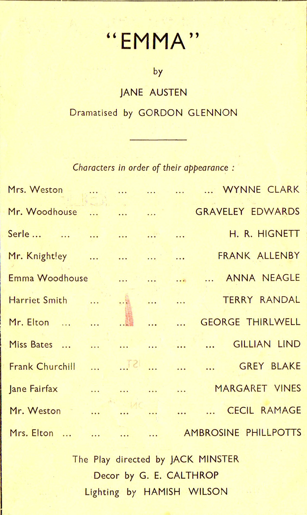 Emma takes to the West End stage – Book Collecting World