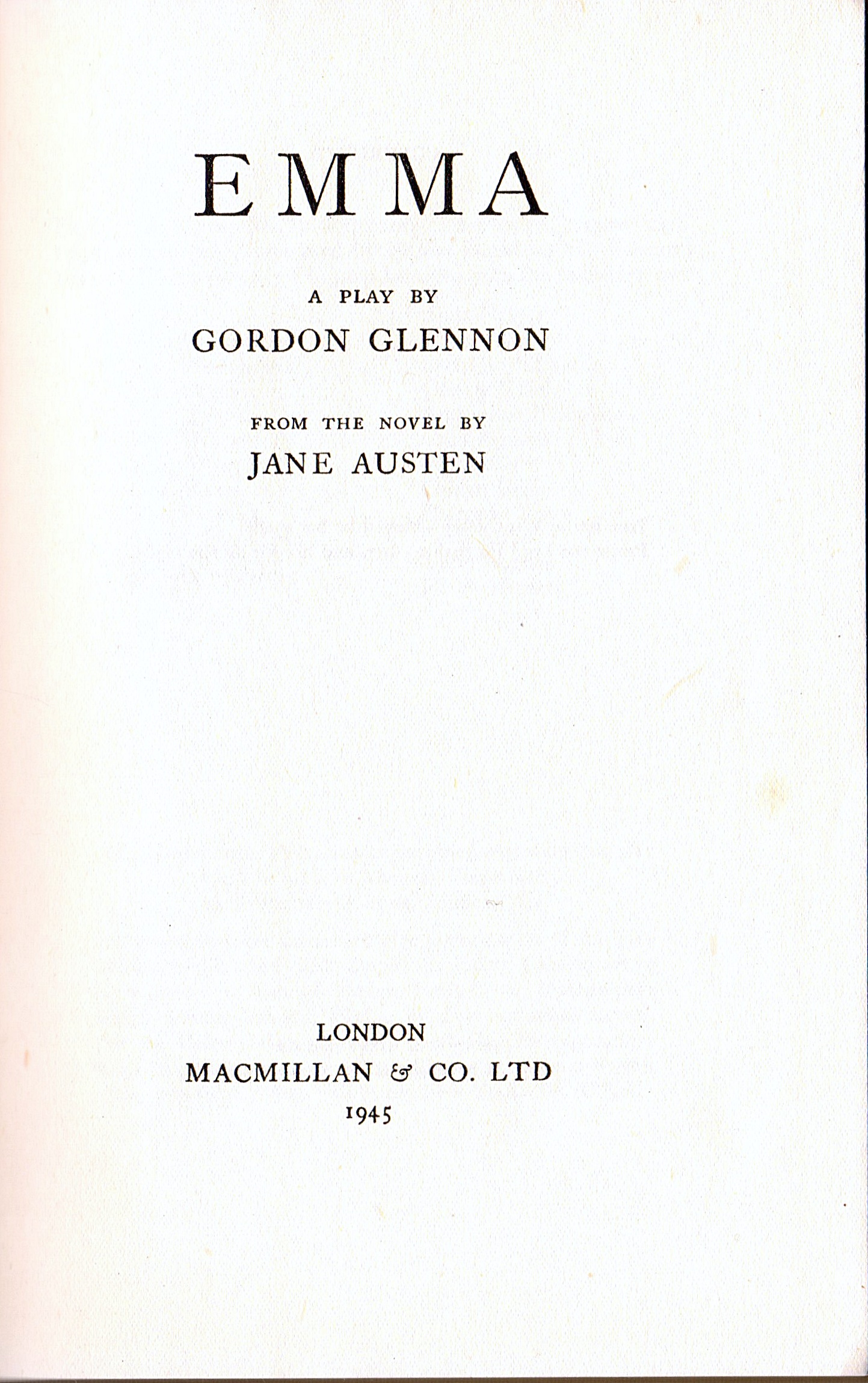 Emma takes to the West End stage – Book Collecting World